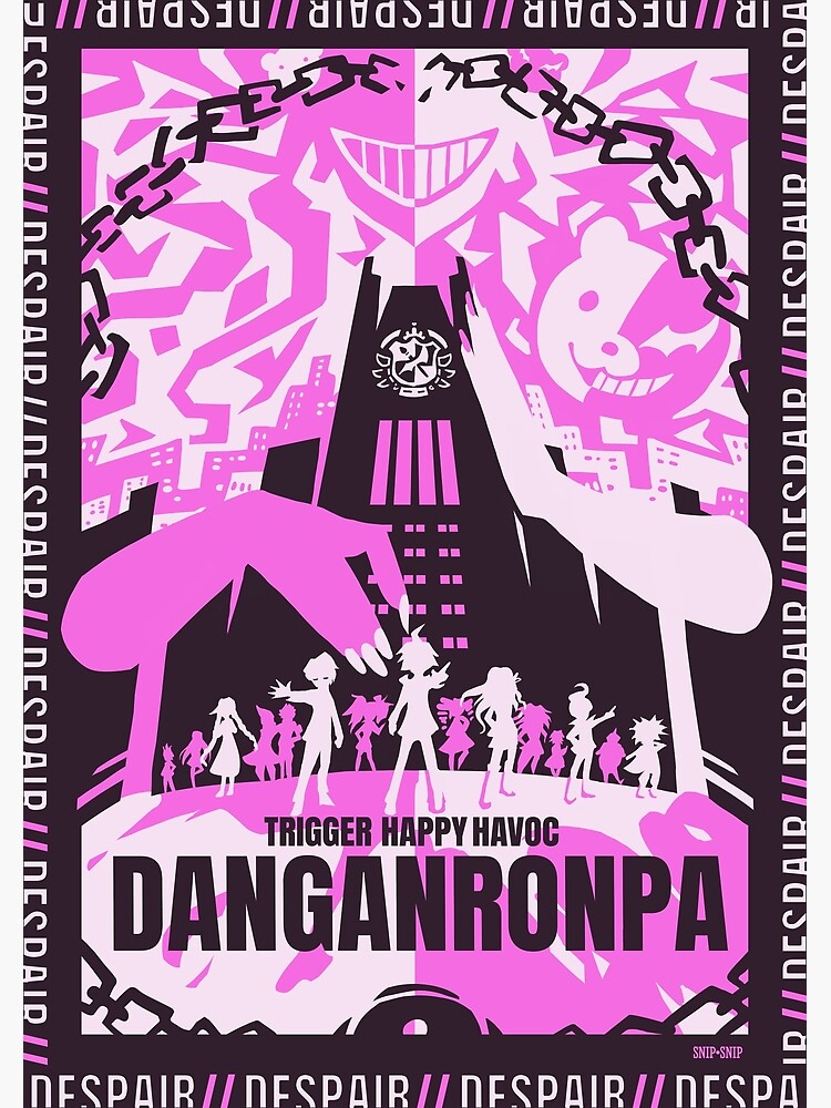 "Danganronpa: Trigger Happy Havoc" Poster for Sale by SnipSnipArt ...