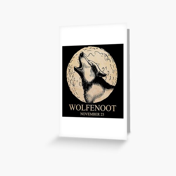 "Wolfenoot" Greeting Card for Sale by jennypool | Redbubble