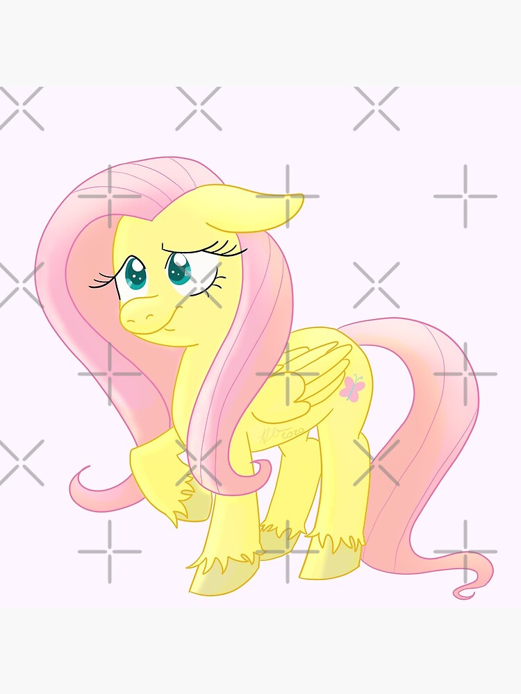"fluttershy" Poster by choromatsu | Redbubble