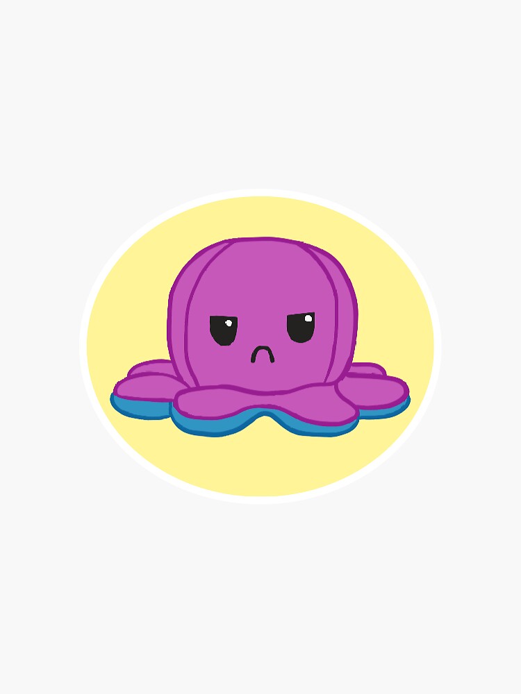 "Angry Octopus" Sticker for Sale by carliobert | Redbubble