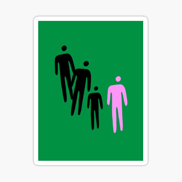 "People 1" Sticker for Sale by lolavarts | Redbubble