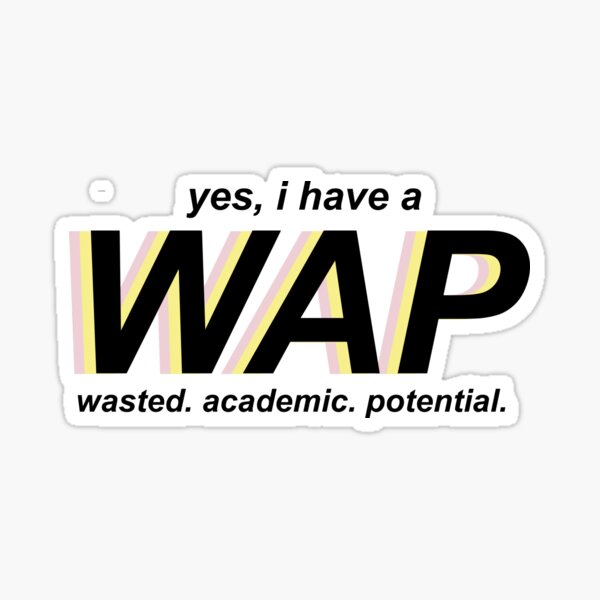"wap funny " Sticker for Sale by metanoid | Redbubble