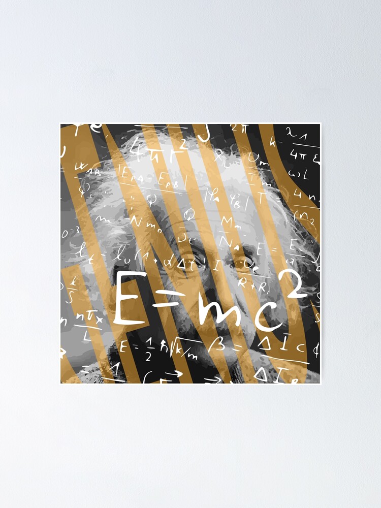 Póster «E = mc2» de Dittsim | Redbubble