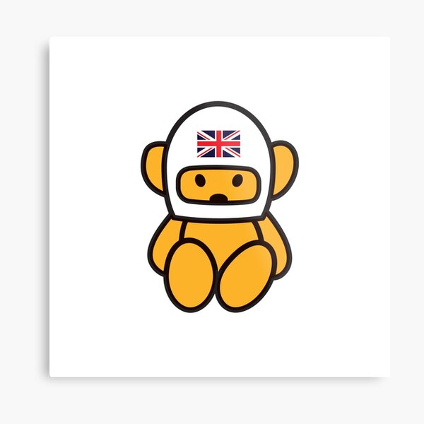 "1975 Hesketh Racing Grand Prix team Teddy Bear emblem" Metal Print by ...