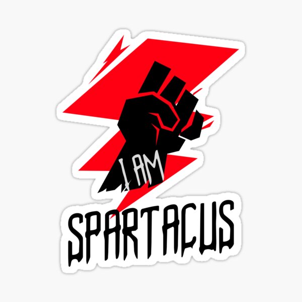"SPQR: Spartacus" Sticker for Sale by HistoryMafia | Redbubble