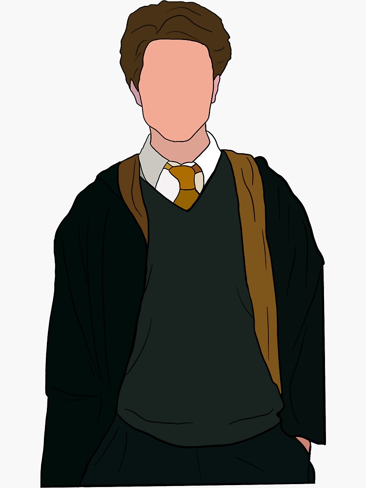 Sticker « Autocollant Cedric Diggory Outline », par ashlyn-meyer ...