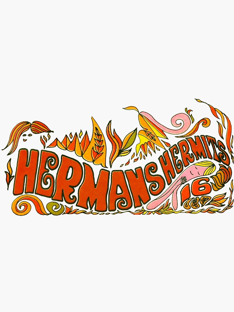"Herman's Hermits" Sticker for Sale by shanghaijinks | Redbubble