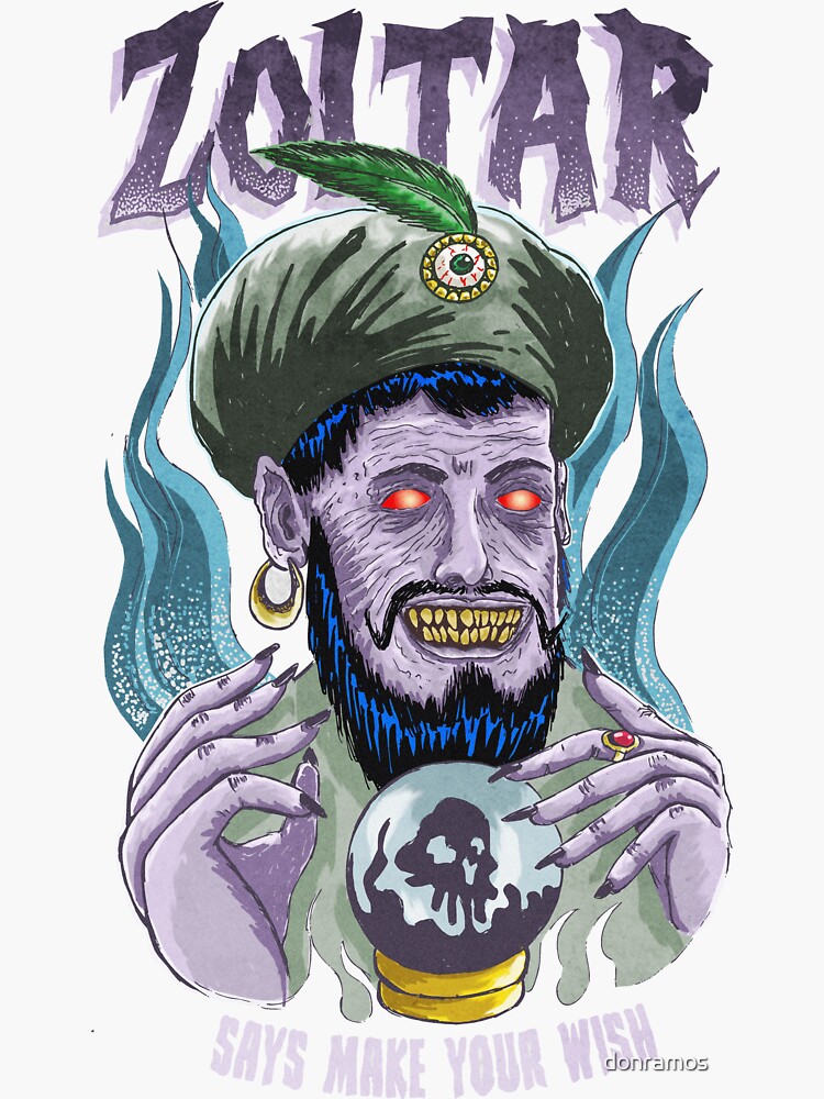 "zoltar" Sticker for Sale by donramos | Redbubble