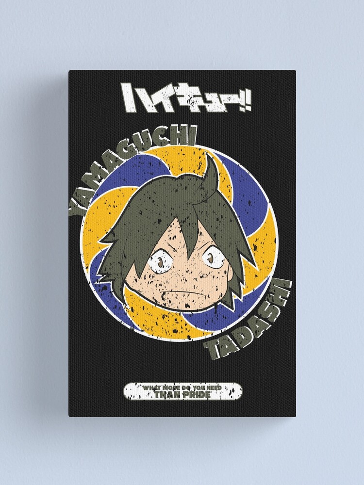 "HAIKYUU: YAMAGUCHI TADASHI CHIBI (GRUNGE STYLE)" Canvas Print for Sale ...