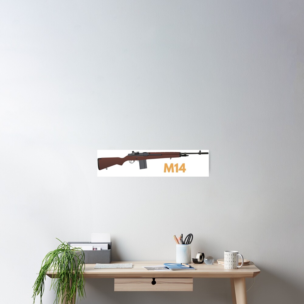 "M14 Rifle" Poster for Sale by NorseTech | Redbubble