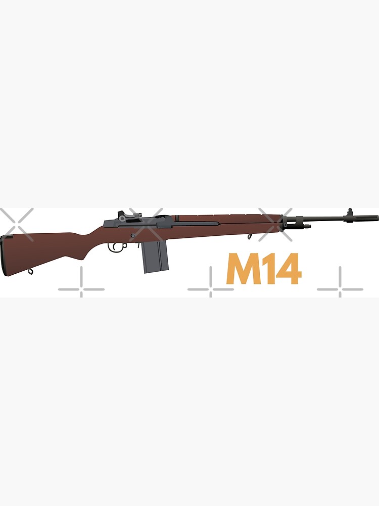 "M14 Rifle" Poster for Sale by NorseTech | Redbubble