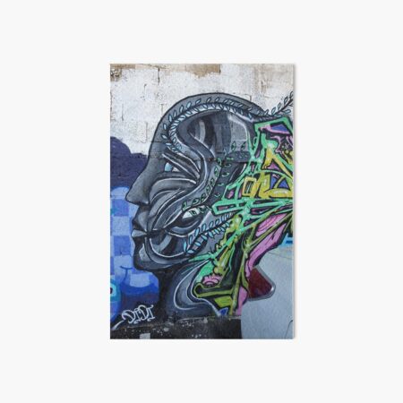 "Graffiti Street art ,Face in profile" Art Board Print by MyStreetArts ...