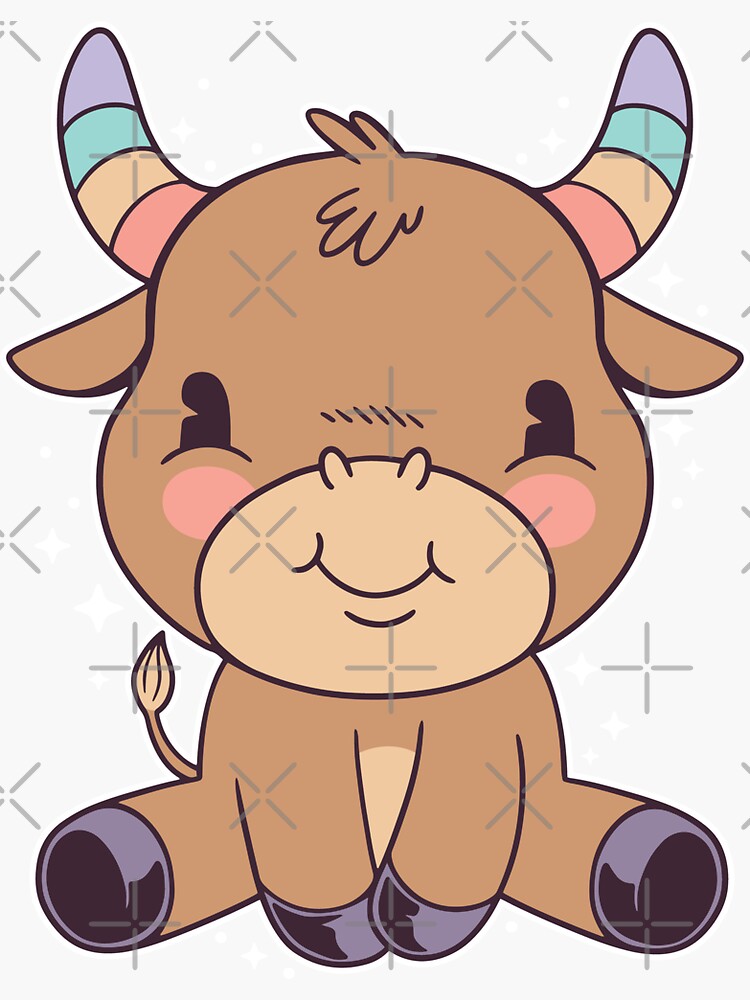 "Chibi Taurus" Sticker for Sale by Mimic-Gaming-Co | Redbubble