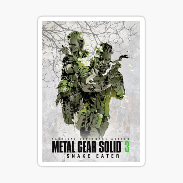 "Metal Gear Solid 3 poster" Sticker for Sale by PFCpatrickC | Redbubble