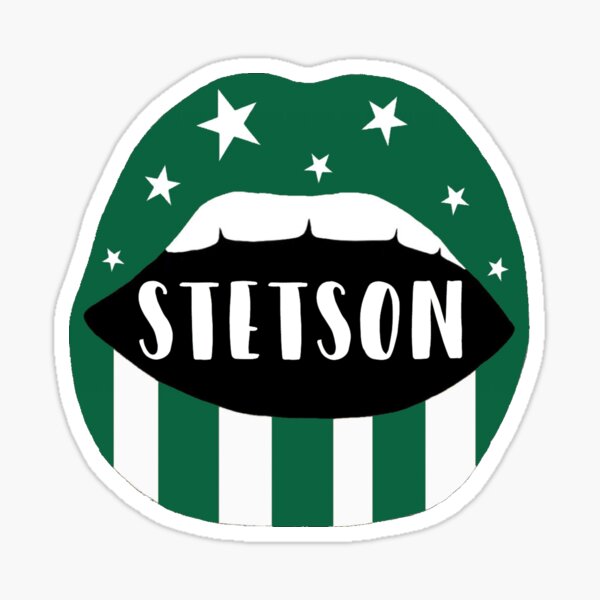 "Stetson Mouth" Sticker for Sale by maddiefrick | Redbubble