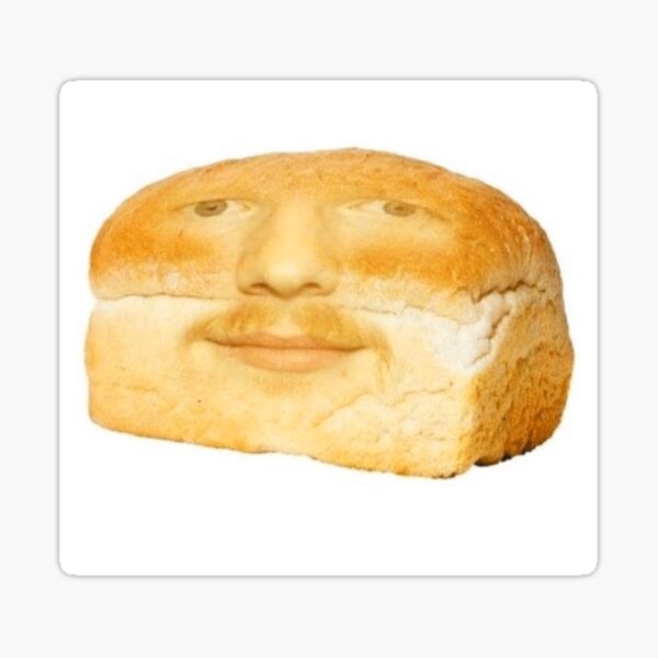 "bread sheeran" Sticker for Sale by jadesmithsstuff | Redbubble