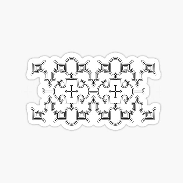 "Trippy shipibo " Sticker for Sale by Northlink | Redbubble