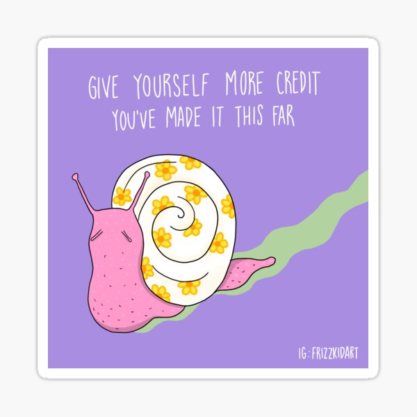 "You Made It" Sticker by thefrizzkid | Redbubble