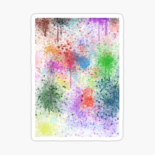 "Artist Paint Stain" Sticker for Sale by bhagawath | Redbubble