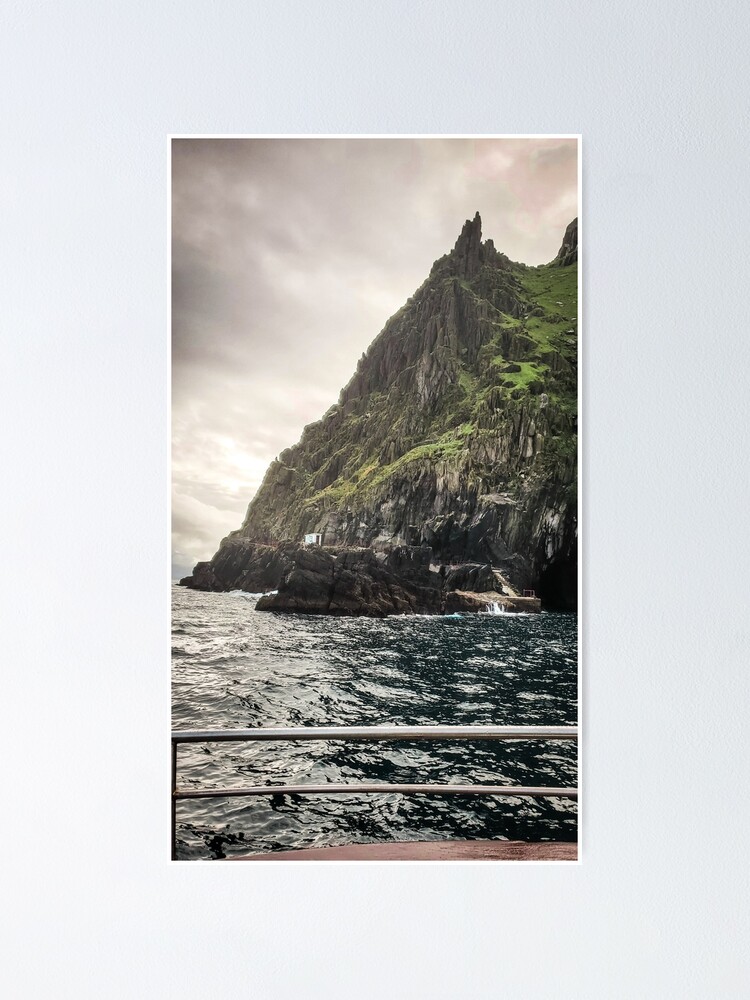 "Skellig Michael" Poster by ByAllyRaye | Redbubble