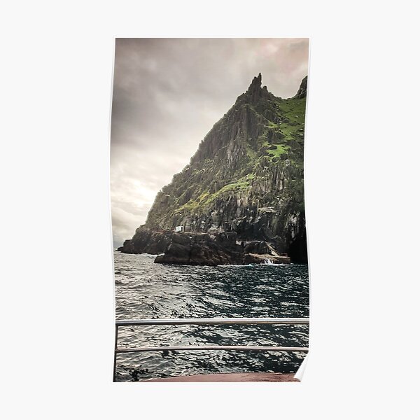 "Skellig Michael" Poster by ByAllyRaye | Redbubble