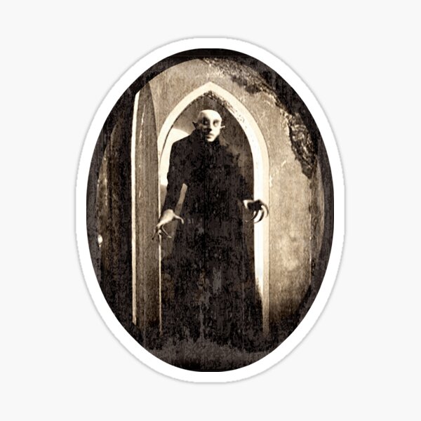"Nosferatu" Sticker for Sale by zenstein | Redbubble