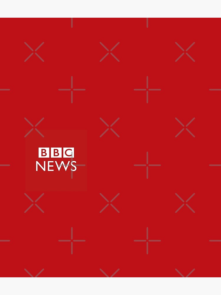 BBC News logo, red and white, classic Backpack sold by Practical | SKU ...