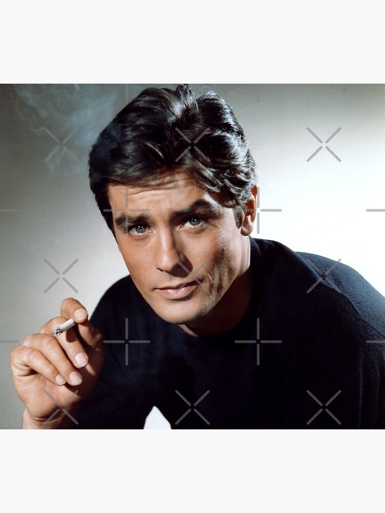 "Alain Delon with Cigarette " Photographic Print by mikejak | Redbubble