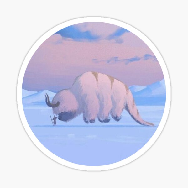 "Avatar & Appa" Sticker by Witherxx | Redbubble