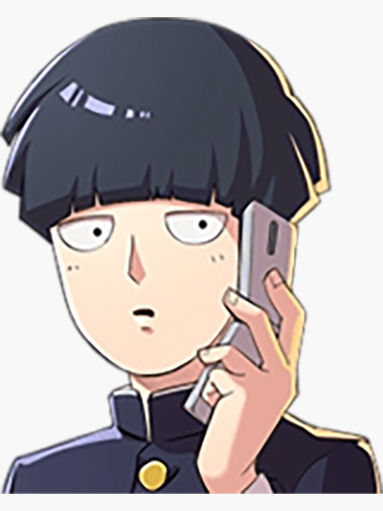 "Shigeo Kageyama" Sticker by kawaiicrossing | Redbubble