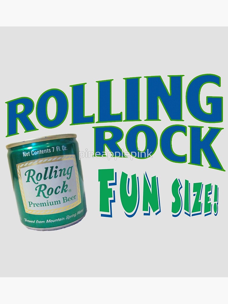 "Rolling Rock Beer Design" Poster by pineapplepink | Redbubble