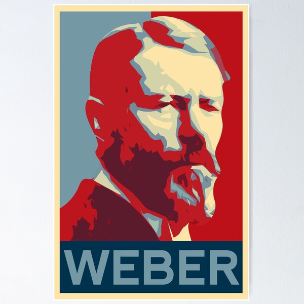 Poster mit "Max Weber Poster" von SozioNiko | Redbubble