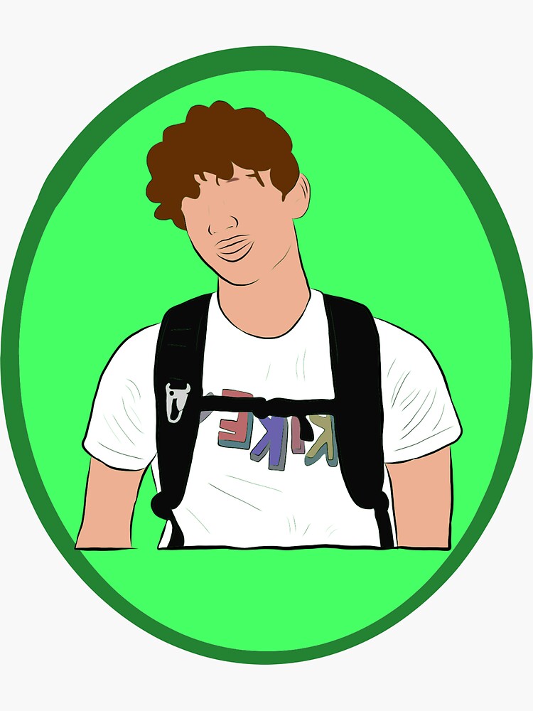 "vinnie hacker" Sticker for Sale by rainaaskyy | Redbubble