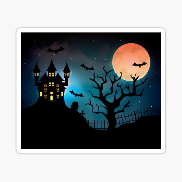 "Dark Night Theme " Sticker for Sale by RoarGraphicTee | Redbubble