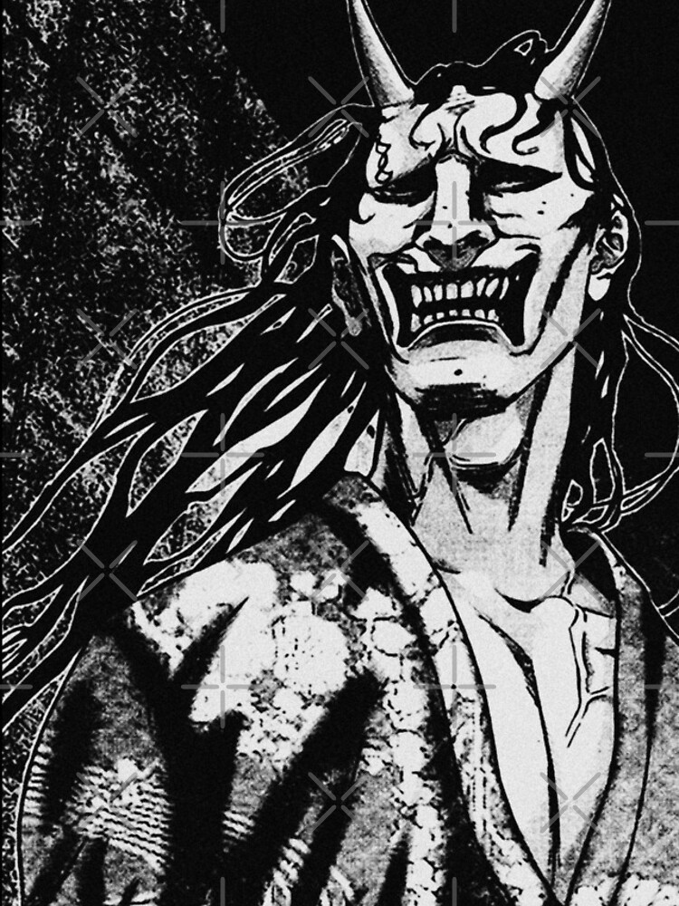 "Gantz Manga Oni Hannya Mask Samurai Yokai Aliens" iPhone Case for Sale ...