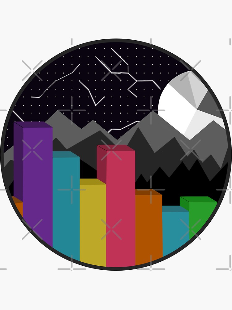 "Statistics Data Analysis City" Sticker for Sale by IcyScribbles ...