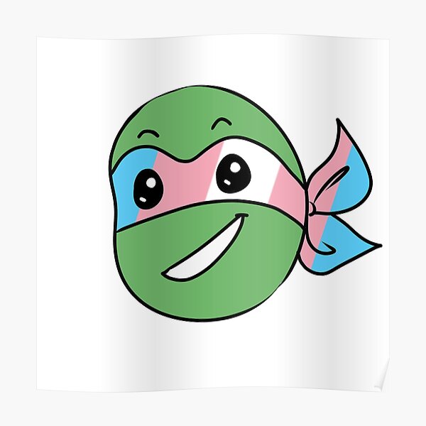 "PRIDE TURTLES - TRANSGENDER" Poster by YZINX | Redbubble