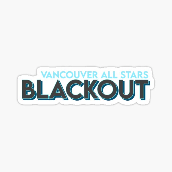 "VAS Blackout" Sticker for Sale by valulu | Redbubble