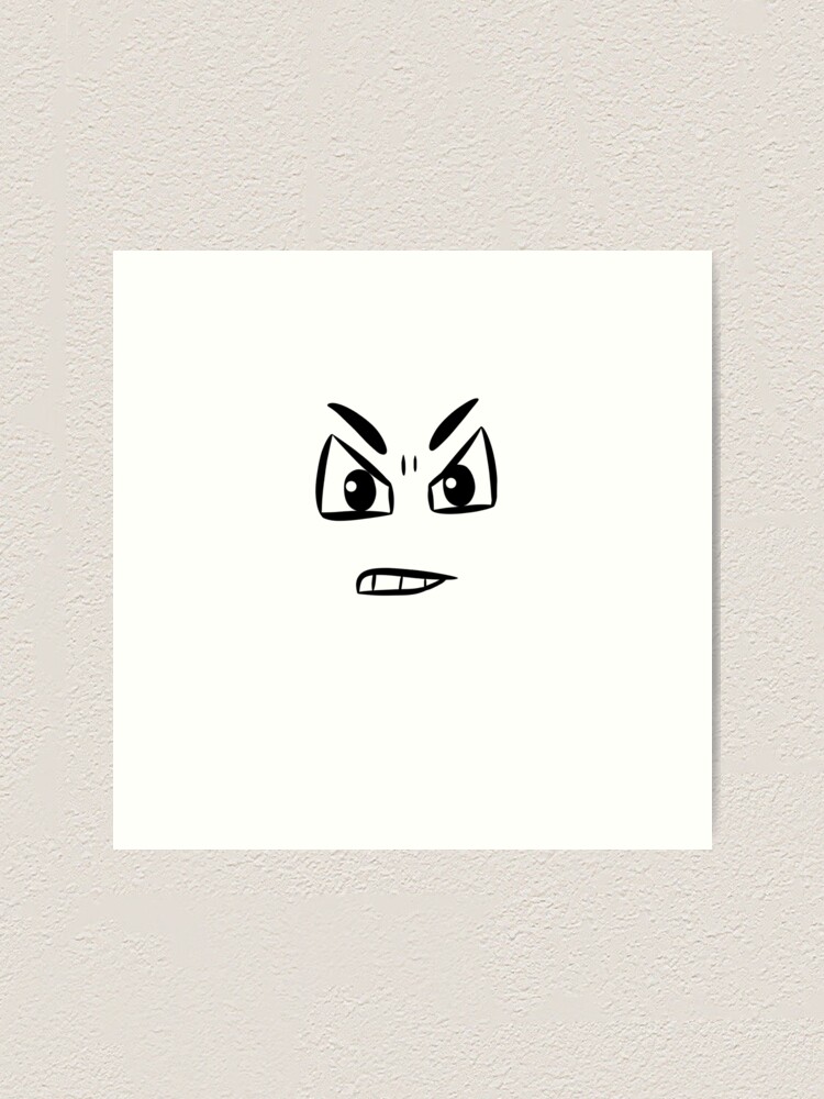 "Angry face" Art Print by luciamarmalade | Redbubble