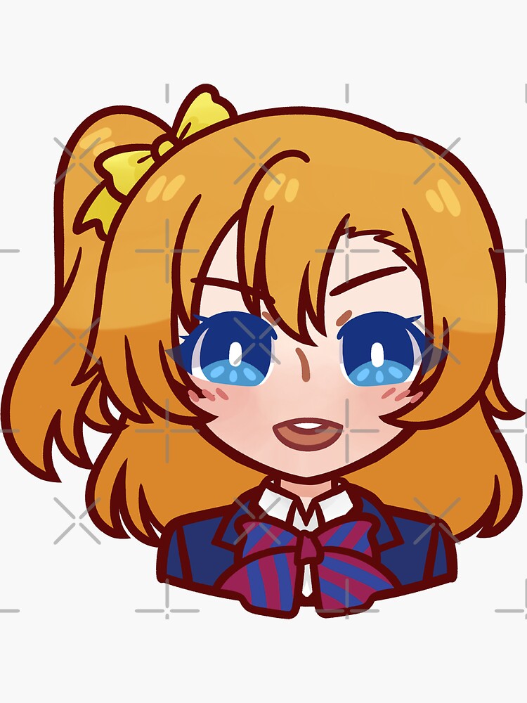 "Honoka Kosaka" Sticker for Sale by nyamaguchis | Redbubble