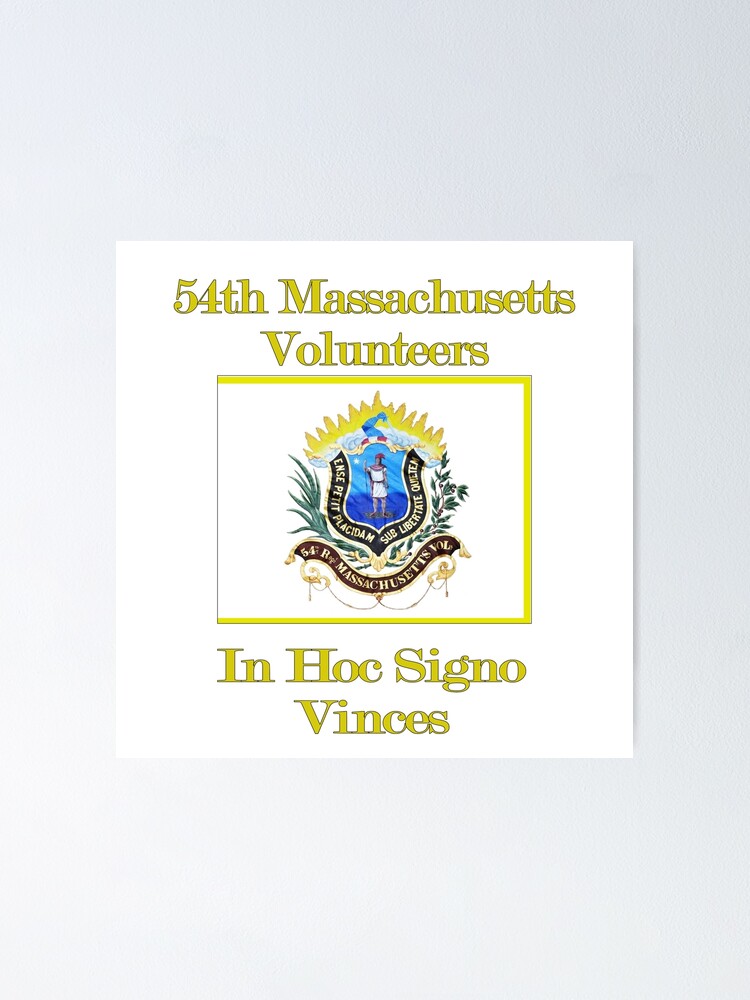 "54. Massachusetts Regimental" Poster von kewindahl145 | Redbubble