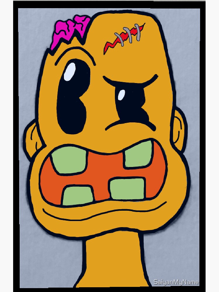 "Undead Ted" Sticker for Sale by SaiyanMyName | Redbubble