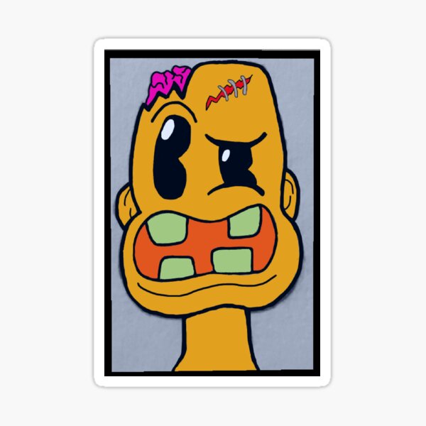 "Undead Ted" Sticker for Sale by SaiyanMyName | Redbubble