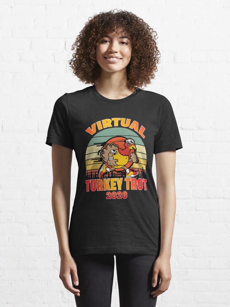 "Virtual Turkey Trot Squad 5K 10K Runner Run Thanksgiving Day" T-shirt ...