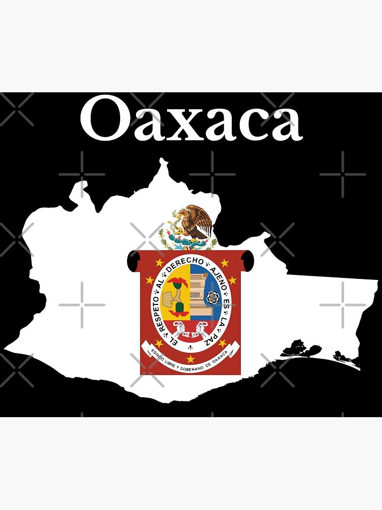 "Oaxaca State Map Flag, Mexico" Poster for Sale by marosharaf | Redbubble