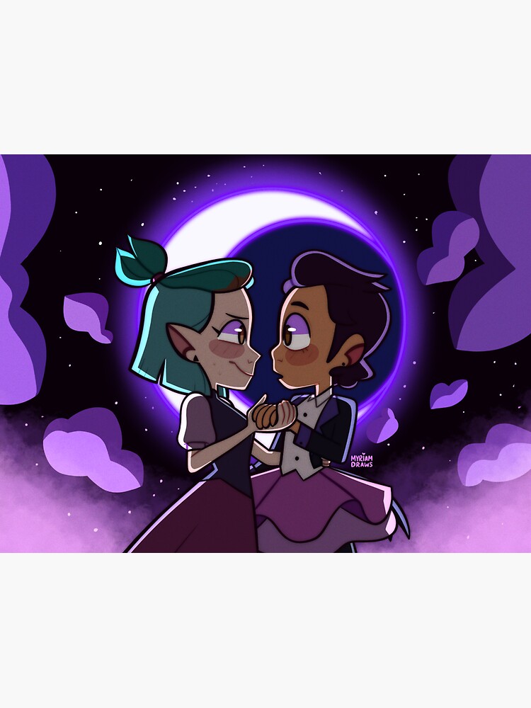 "Lumity Enchanted Grom Dance" Sticker by myriamgdraws | Redbubble