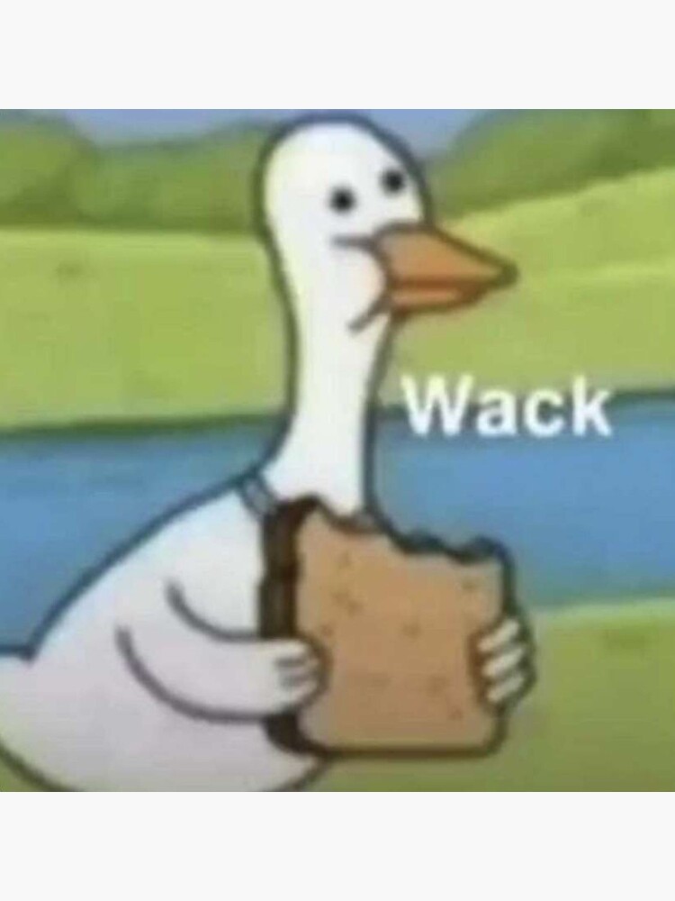 Pegatina «Pato comiendo pan meme» de roselx | Redbubble