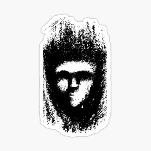 "Phantom Face" Sticker for Sale by weelittlewisp | Redbubble