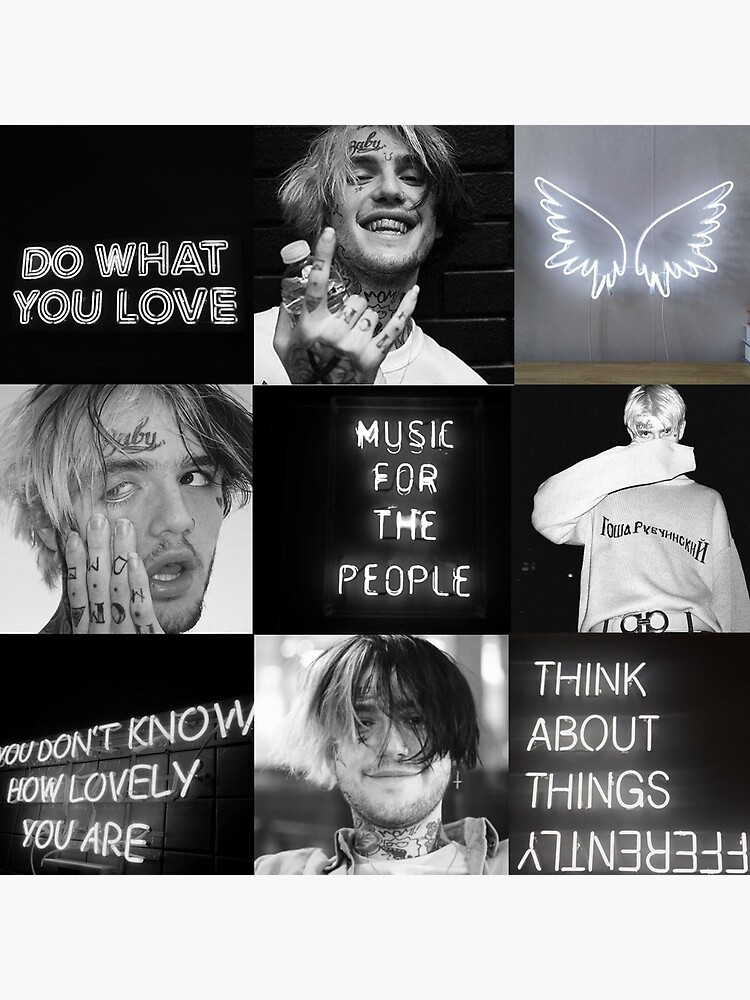 "Lil peep Collage" Poster by LexiNicole444 | Redbubble