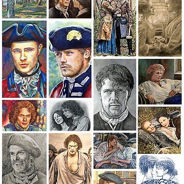 "Outlander collage of artwork" Essential T-Shirt for Sale by ...